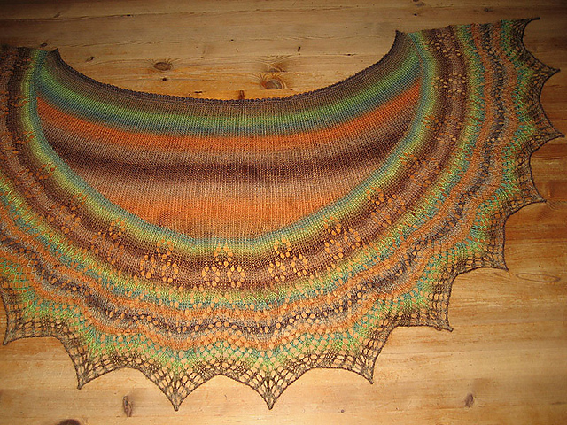 Ravelry: Autumn Leaves Shawl pattern by Kristina Karlsson