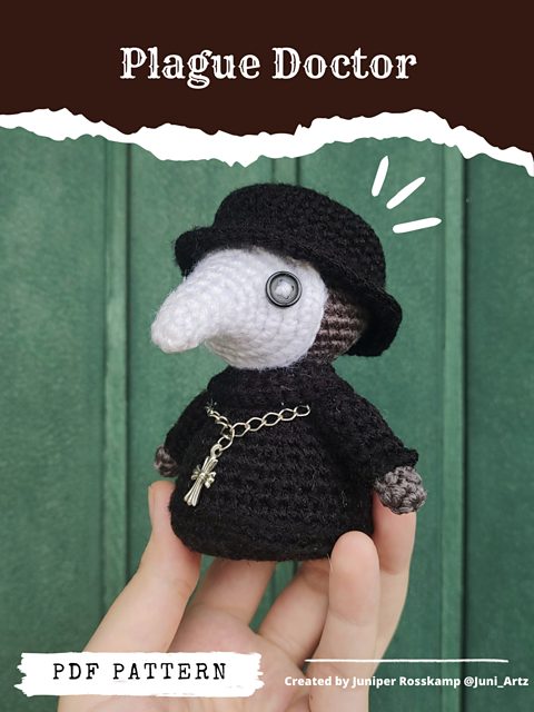 Ravelry: Plague Doctor pattern by Juniper Rosskamp