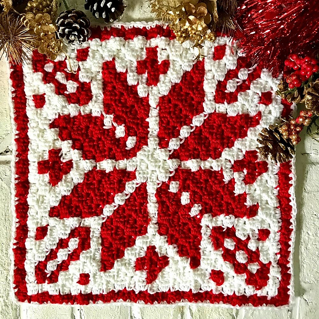 Ravelry: Nordic Star Square pattern by Erin Toews