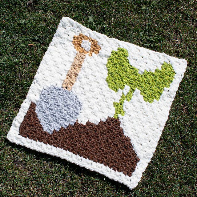 Ravelry: Planting in the Dirt C2C Square pattern by Erin Toews