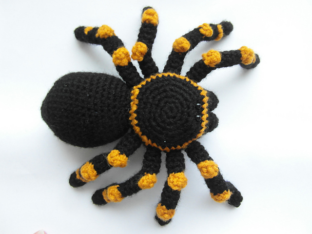 Ravelry: Creepy Cellar Tarantula pattern by Justyna Kacprzak