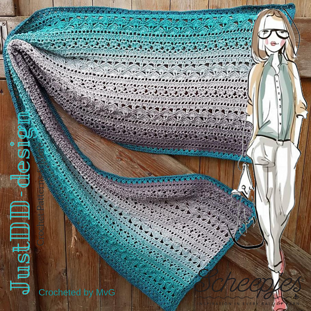 Ravelry: Sweet Dream Shawl pattern by Doris Desiree van der Waals