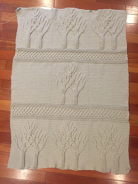 Ravelry: JustMagicMaria's Tree of Life Afghan