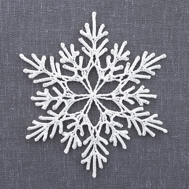 Ravelry: Pine Snowflake pattern by Jessica Wifall