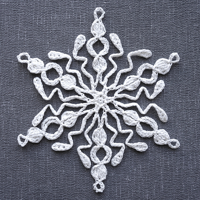 Ravelry: Attitude Snowflake pattern by Jessica Wifall