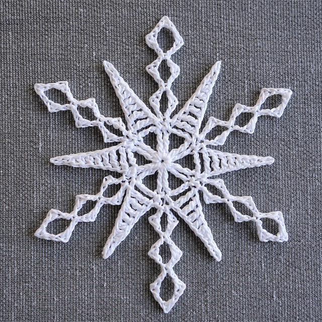 Ravelry: Bistromath Snowflake pattern by Jessica Wifall