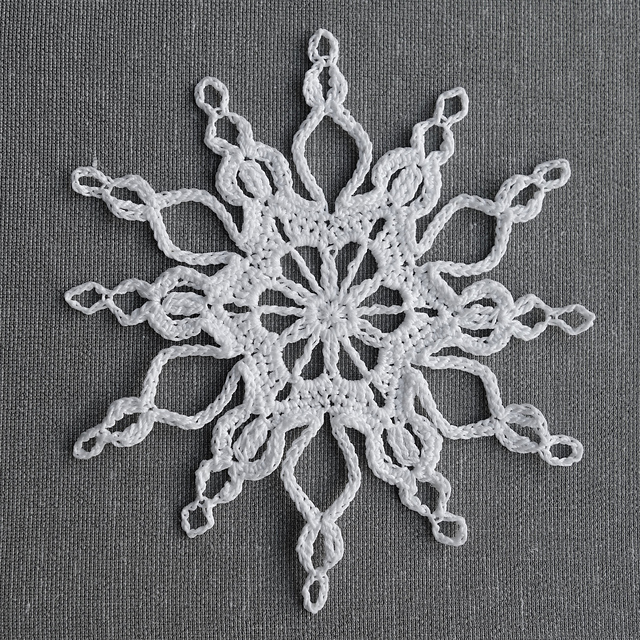 Ravelry: Strawberry Cake Snowflake pattern by Jessica Wifall