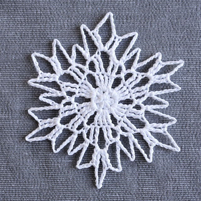 Ravelry: Frozen Freeze Snowflake pattern by Jessica Wifall