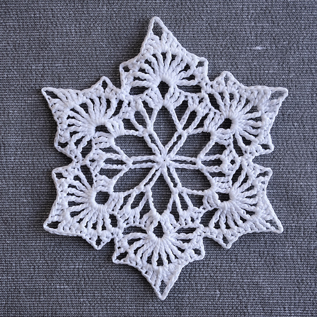 Ravelry: Chocolate Chip Eater Snowflake pattern by Jessica Wifall