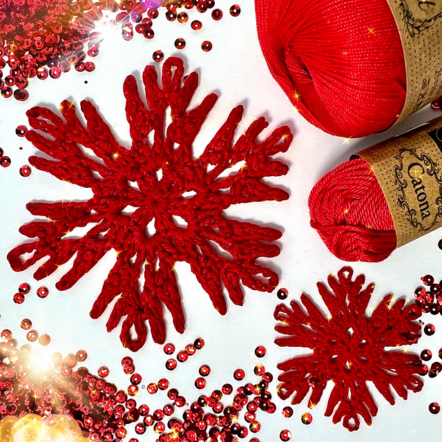 Ravelry: Tanager Snowflake pattern by Jessica Wifall