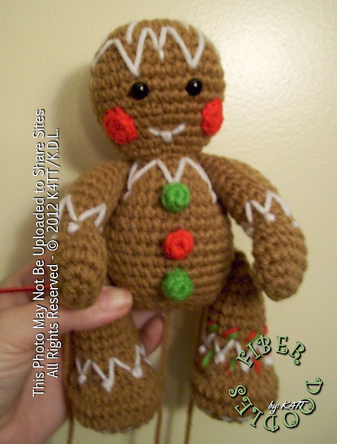 Ravelry: Gingerbread Man pattern by K4TT