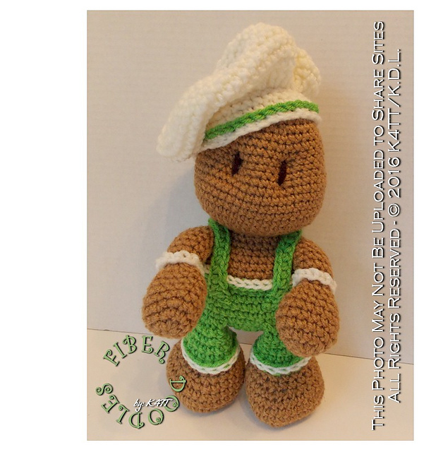 Ravelry: Baby's First Gingerbread Boy pattern by K4TT