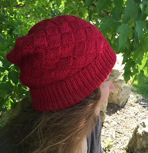 Ravelry: Entrelac Hat: A Step by Step Approach pattern by Susan Flanders