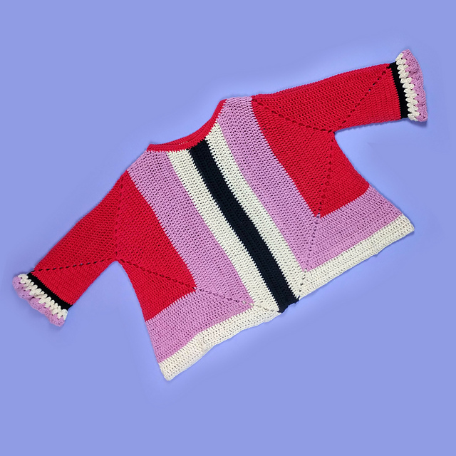 Ravelry: Colour Block Oversized Jumper pattern by Katie Jones Knit