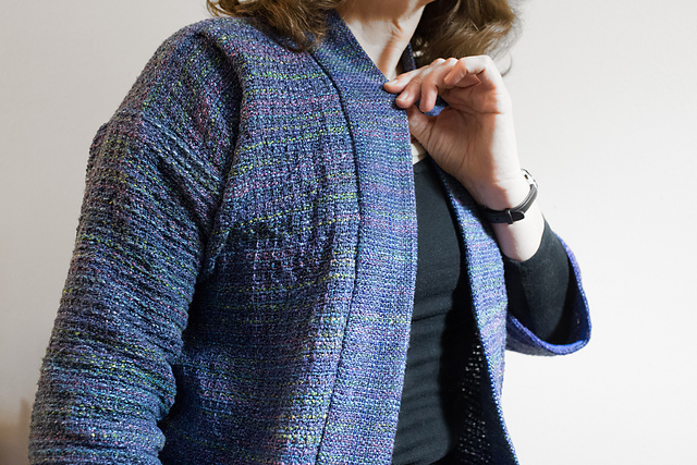 Ravelry: KBledsoe's Watercolors silk and rayon jacket