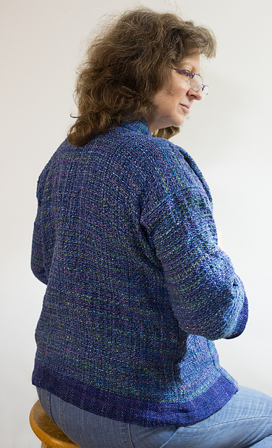 Ravelry: KBledsoe's Watercolors silk and rayon jacket