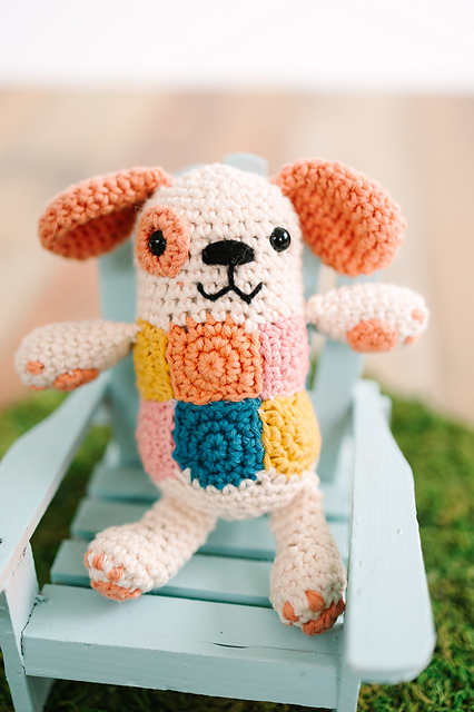 Ravelry: Patchwork Puppy pattern by Heather C Gibbs (KCACO.UK)