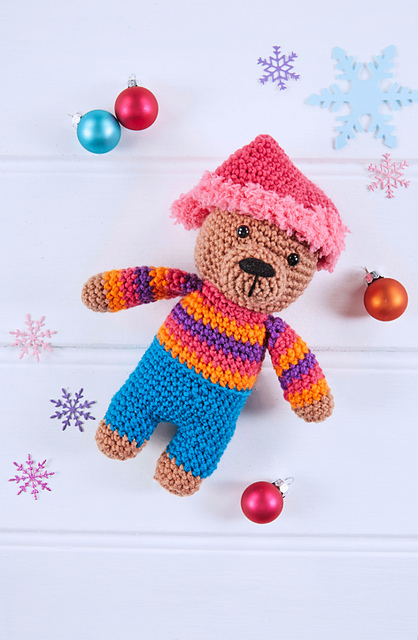 Ravelry: Festive Ted pattern by Heather C Gibbs (KCACO.UK)