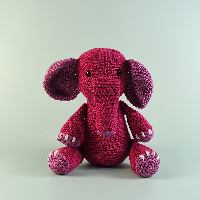 Ravelry: Woolbox Pink Elephant pattern by Heather C Gibbs (KCACO.UK)