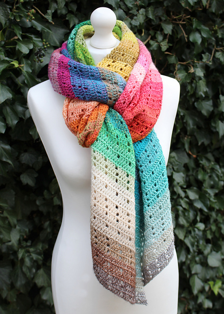 Ravelry: Speckled Rainbow Wrap pattern by Heather C Gibbs (KCACO.UK)