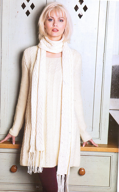 Ravelry: Cable Dress pattern by Sian Brown Knitwear Design