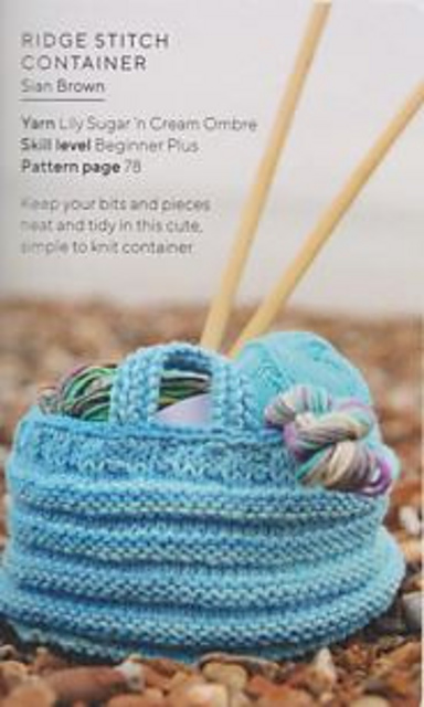 Ravelry: Ridge Stitch Container pattern by Sian Brown Knitwear Design