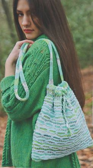 Ravelry: Chain Stitch Bag pattern by Sian Brown Knitwear Design