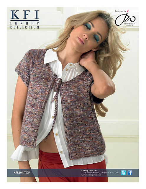 Ravelry: Luxury Silk Top pattern by Jenny Watson