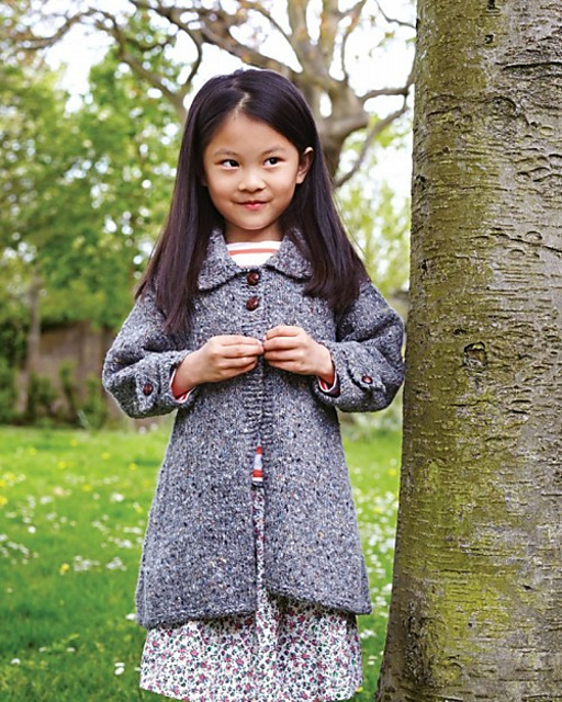 Ravelry: #14 Tweed Coat with Back Pleat pattern by Debbie Bliss
