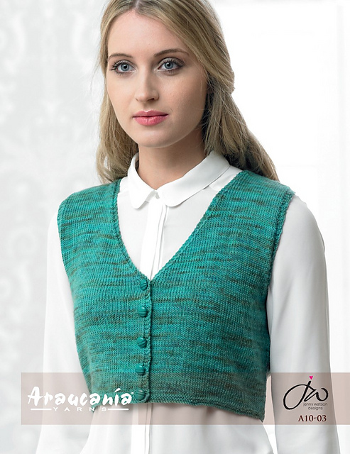 Ravelry: Fitted Waistcoast with Razor Back pattern by Jenny Watson