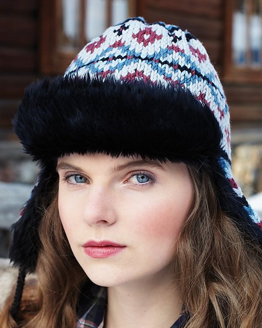 Ravelry: #10 Trapper Hat pattern by Debbie Bliss