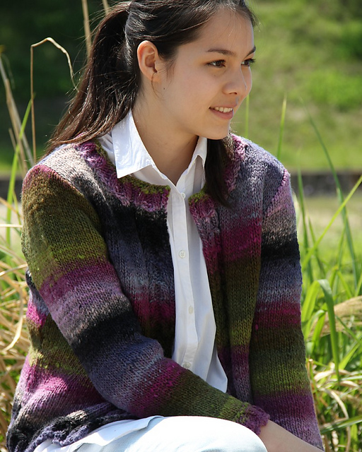 Ravelry: Cable Edged Jacket Y987 pattern by Eisaku Noro Design Team 野呂英作企画室