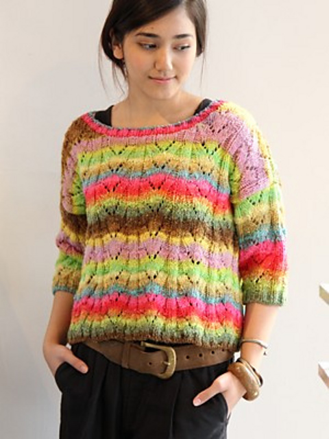 Ravelry: YS-606 Lace Sweater pattern by Eisaku Noro Design Team 野呂英作企画室