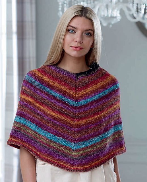 Ravelry: Plain Poncho pattern by Jenny Watson