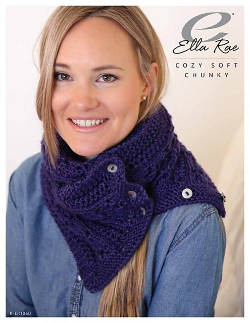 Ravelry: Fleya Buttoned Cowl pattern by Ella Rae