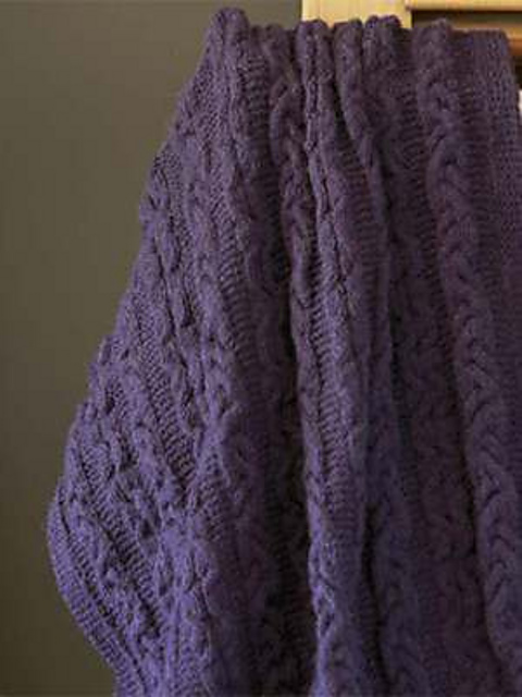Ravelry: Cable Throw pattern by Leanne Prouse