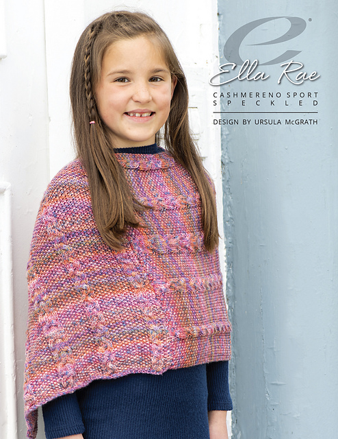 Ravelry: Daisy Girls Poncho pattern by Ursula McGrath