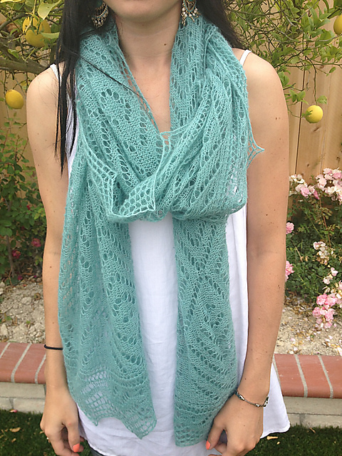 Ravelry: Chrysler Trellis Scarf pattern by Kirsten Joel