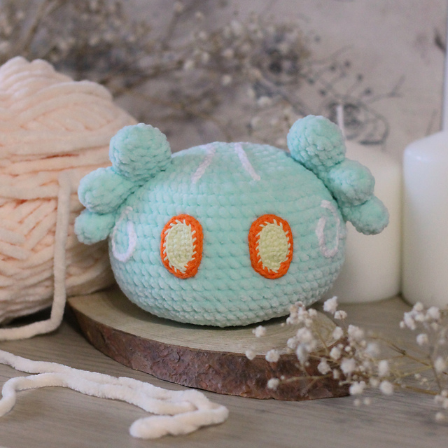 Ravelry: Anemo slime pattern by Anna Terentyeva