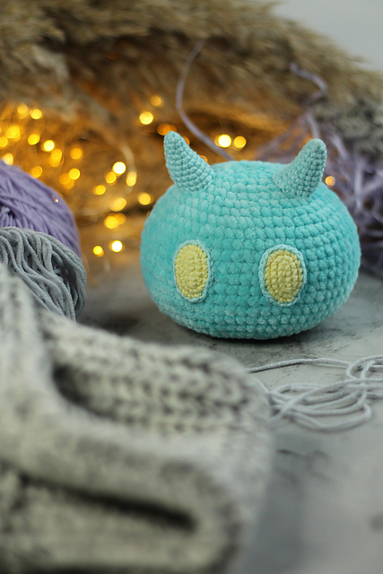 Ravelry: Pyro Hydro slimes pattern by Anna Terentyeva