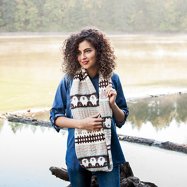 Ravelry: Infinite Sheep Scarf pattern by Erica Jackofsky (Fiddle Knits ...