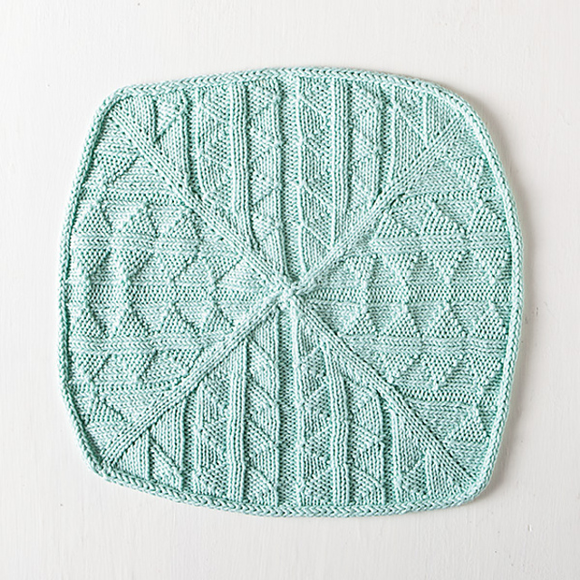 Ravelry: Triangle Squared Dishcloth pattern by Erica Jackofsky (Fiddle ...
