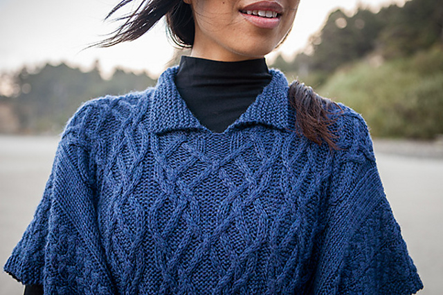 Ravelry: Torque Poncho pattern by Nadya Stallings