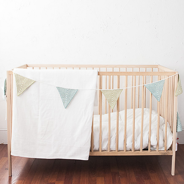 Ravelry: Striped Triangle Bunting pattern by Emily Kintigh