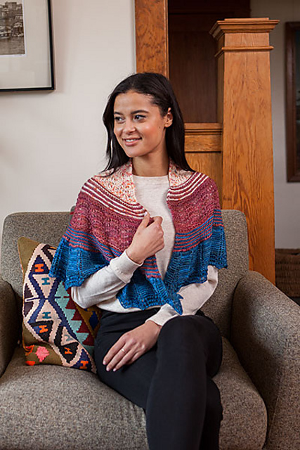 Ravelry: Flush Shawl pattern by Courtney Spainhower