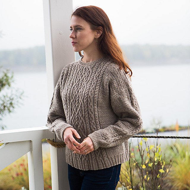 Ravelry: Riverfall Pullover pattern by Luise O'Neill