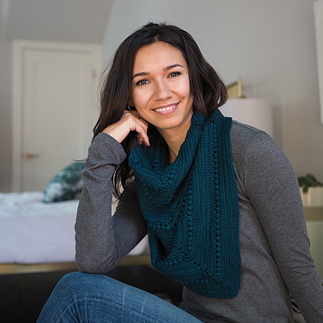 Ravelry: Simple Cowl Neck Shawl pattern by Tian Connaughton