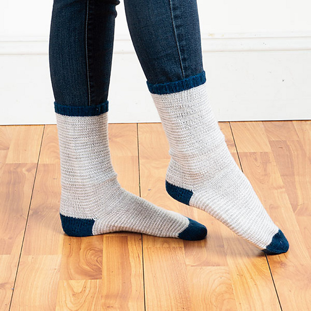 Ravelry: Simple Stripe Socks pattern by Emily Kintigh
