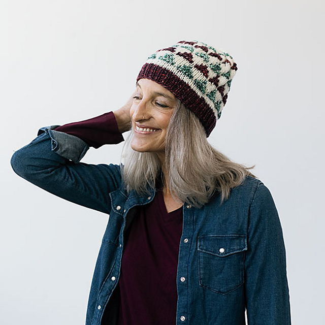 Ravelry: Tiny Triangles Hat pattern by Tetiana Otruta
