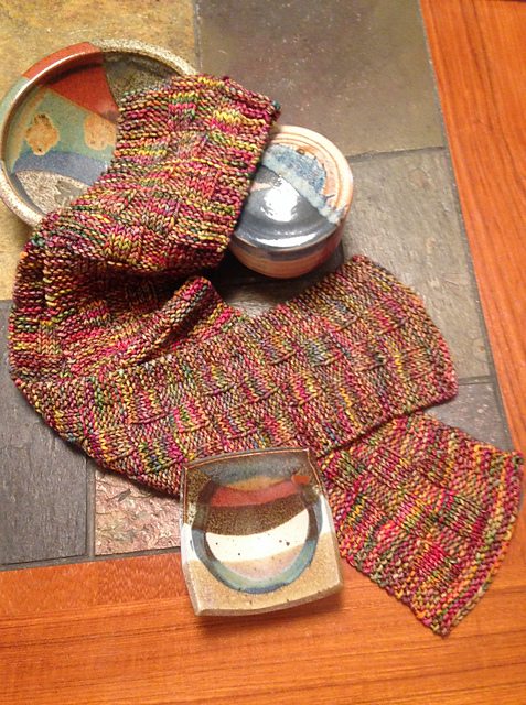 Ravelry: Little Checkerboard Scarf pattern by Kathleen Bergee